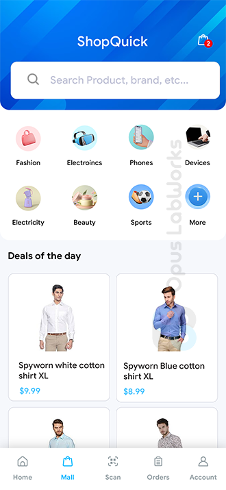 2 App Template | Online Bill Payment App | Recharge App | Booking App| Wallet App | PayQuick by ...